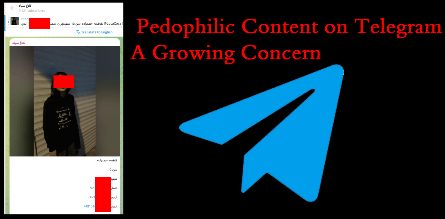 Pedophilic Content on Telegram: A Growing Concern | Webamooz